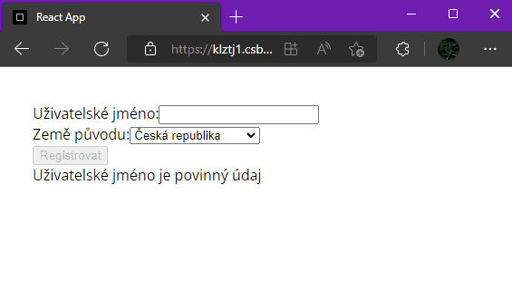 Cvičení: Výběr země | Kódím.cz